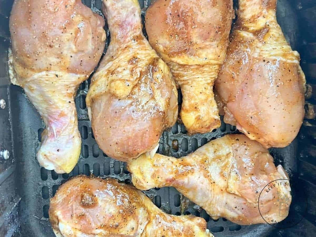 How to Make Chicken Legs in the Air Fryer at 380 Degrees - Keep It ...