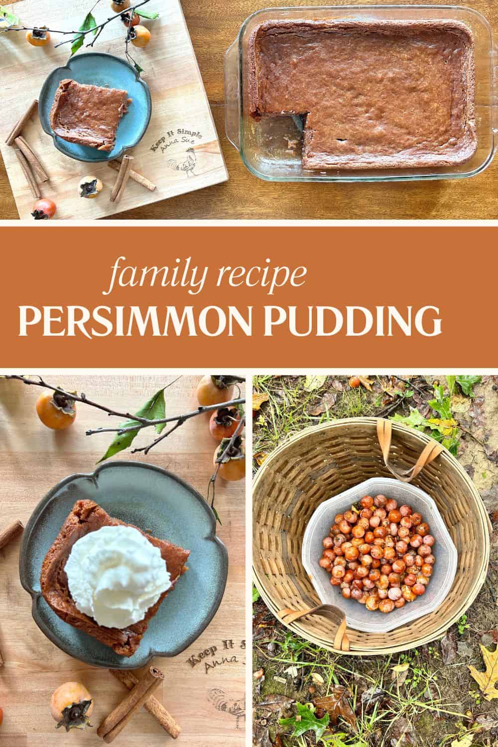 Made from Scratch Persimmon Pudding: An Old Fashioned Recipe - Keep It ...