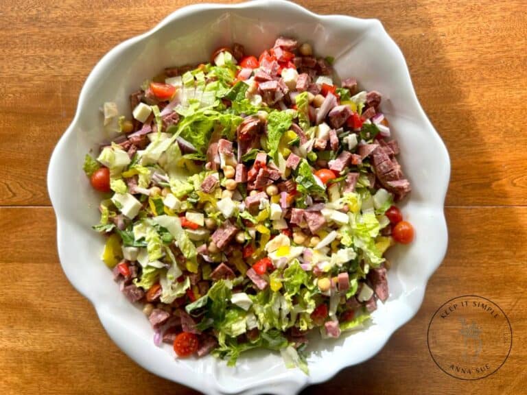 How to Make a Chopped Italian Salad with Deer Salami - Keep It Simple ...